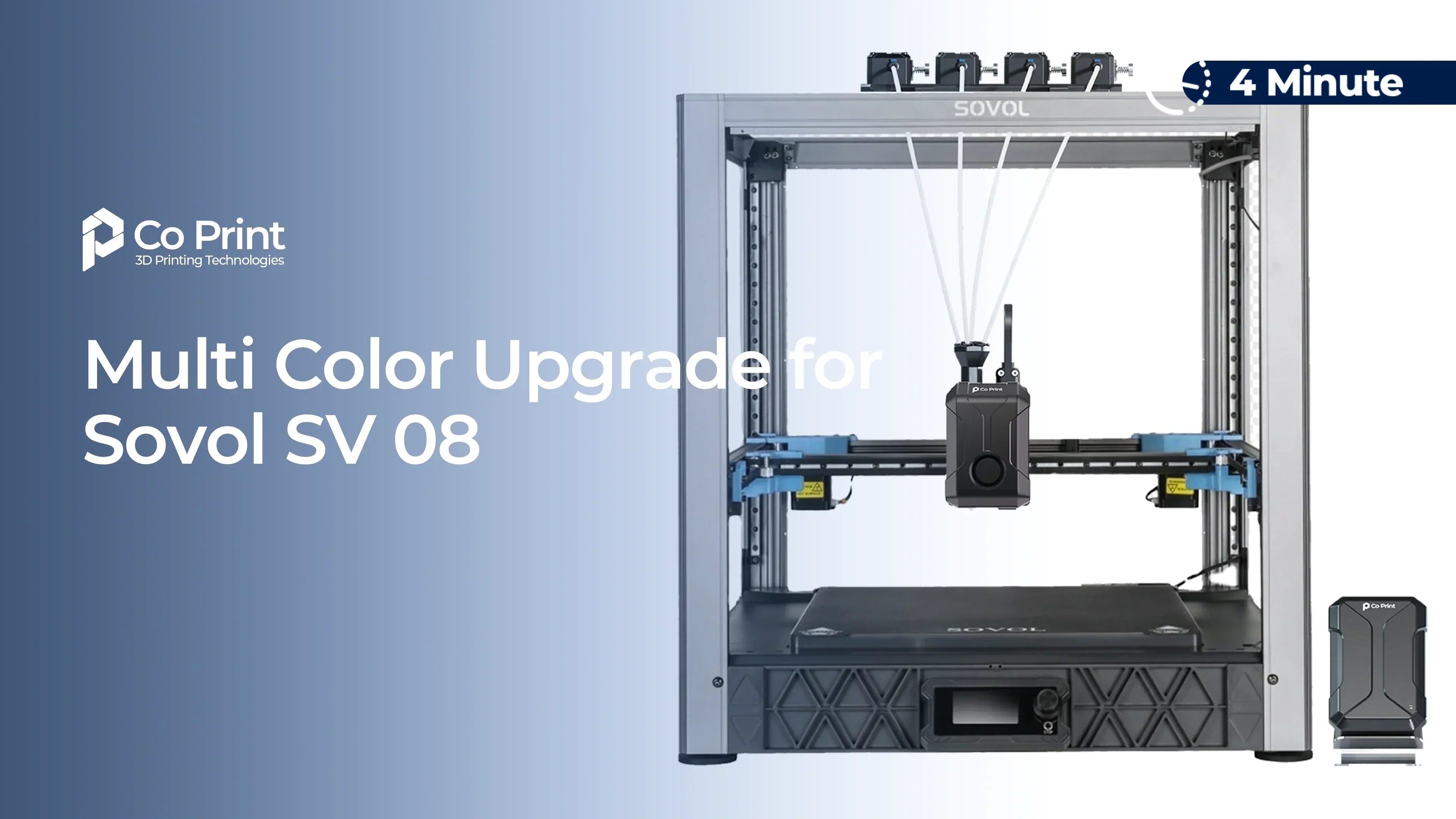 Multi-Color 3D Printing with Sovol SV08 / SV08 Max – Co Print